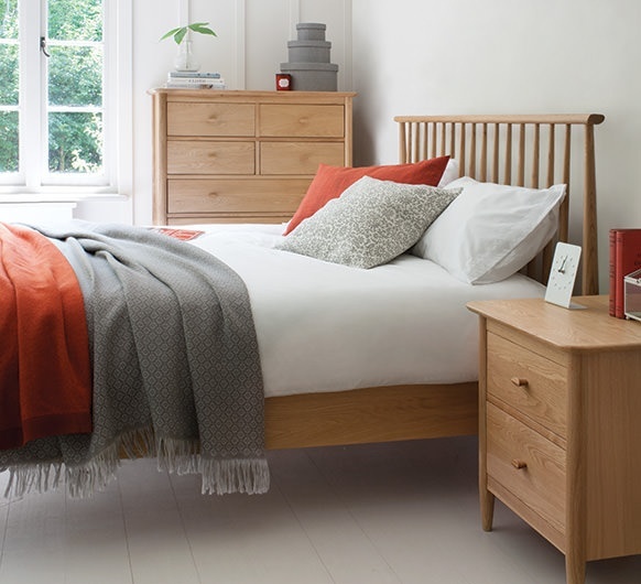 Ercol Teramo Double Bed | Oak Bed Frame and Style