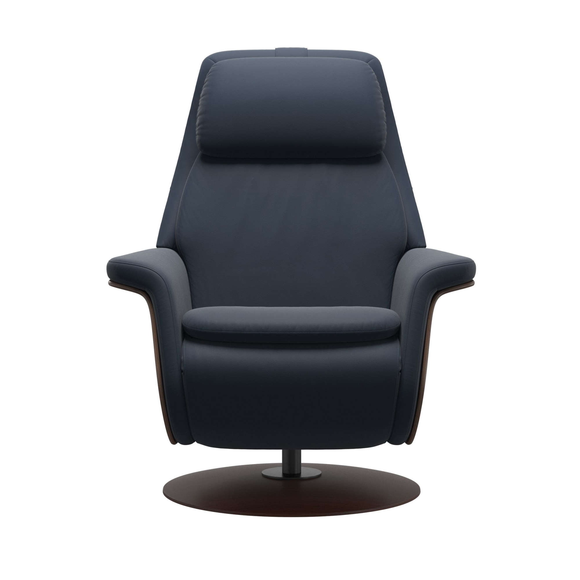 Stressless Sam Recliner | Disc Base Wood Arms