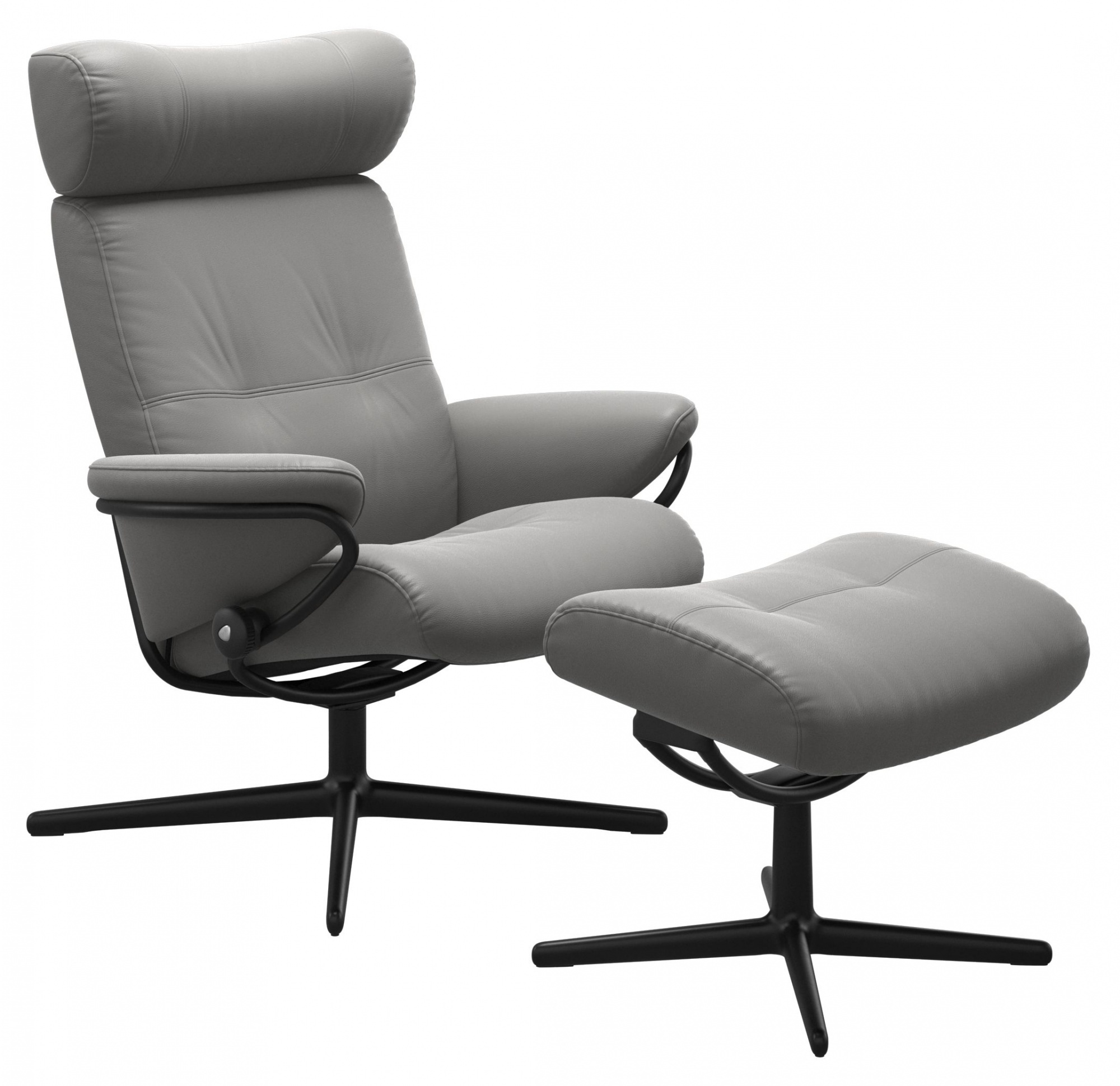 Stressless Berlin Chair & Stool | Adjustable Cross