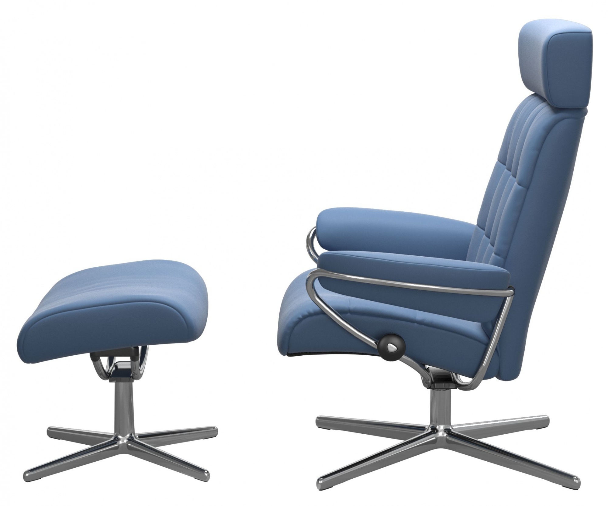 Stressless London Recliner & Stool | Adjustable