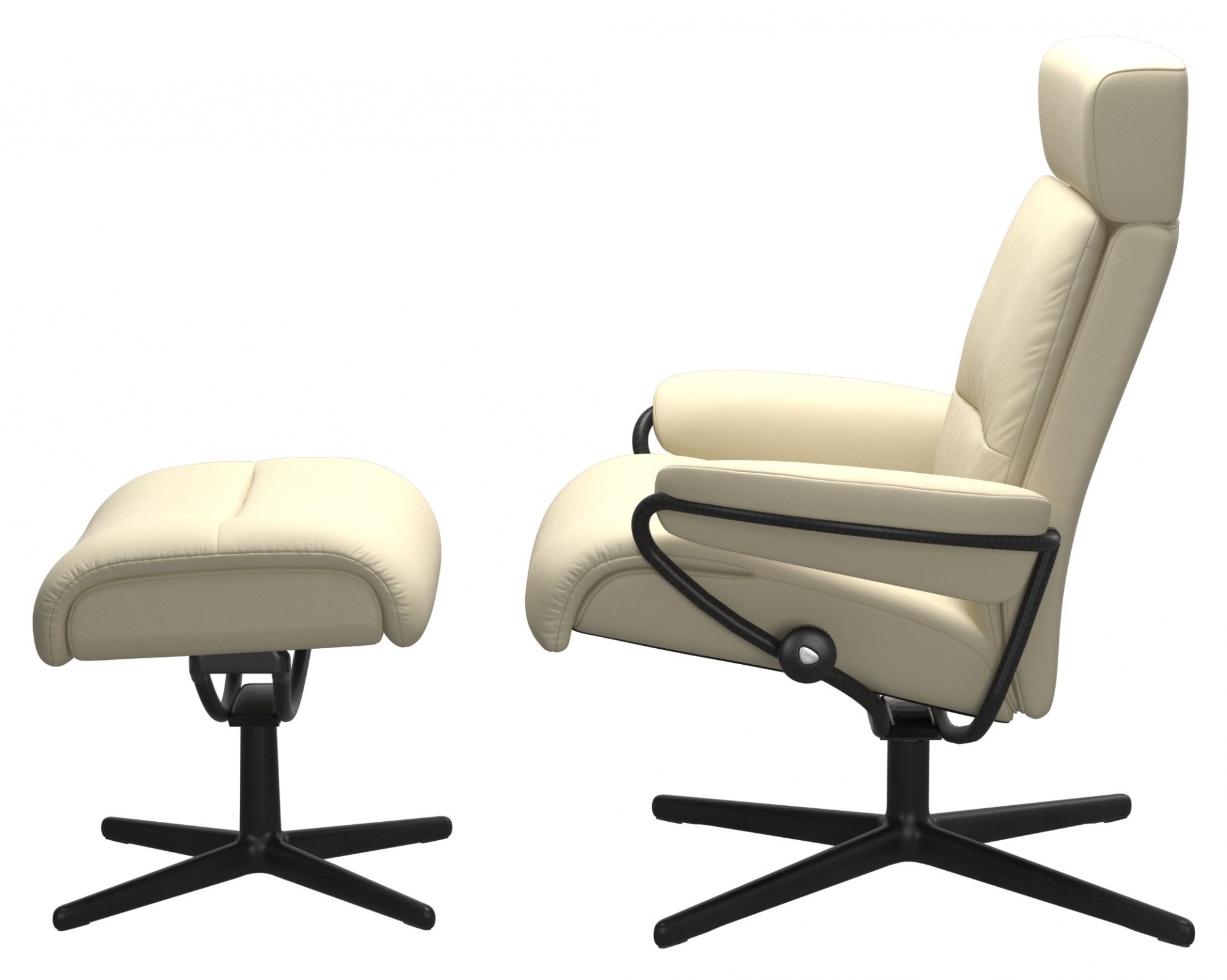 Stressless Tokyo Chair & Stool | Adjustable Headrest