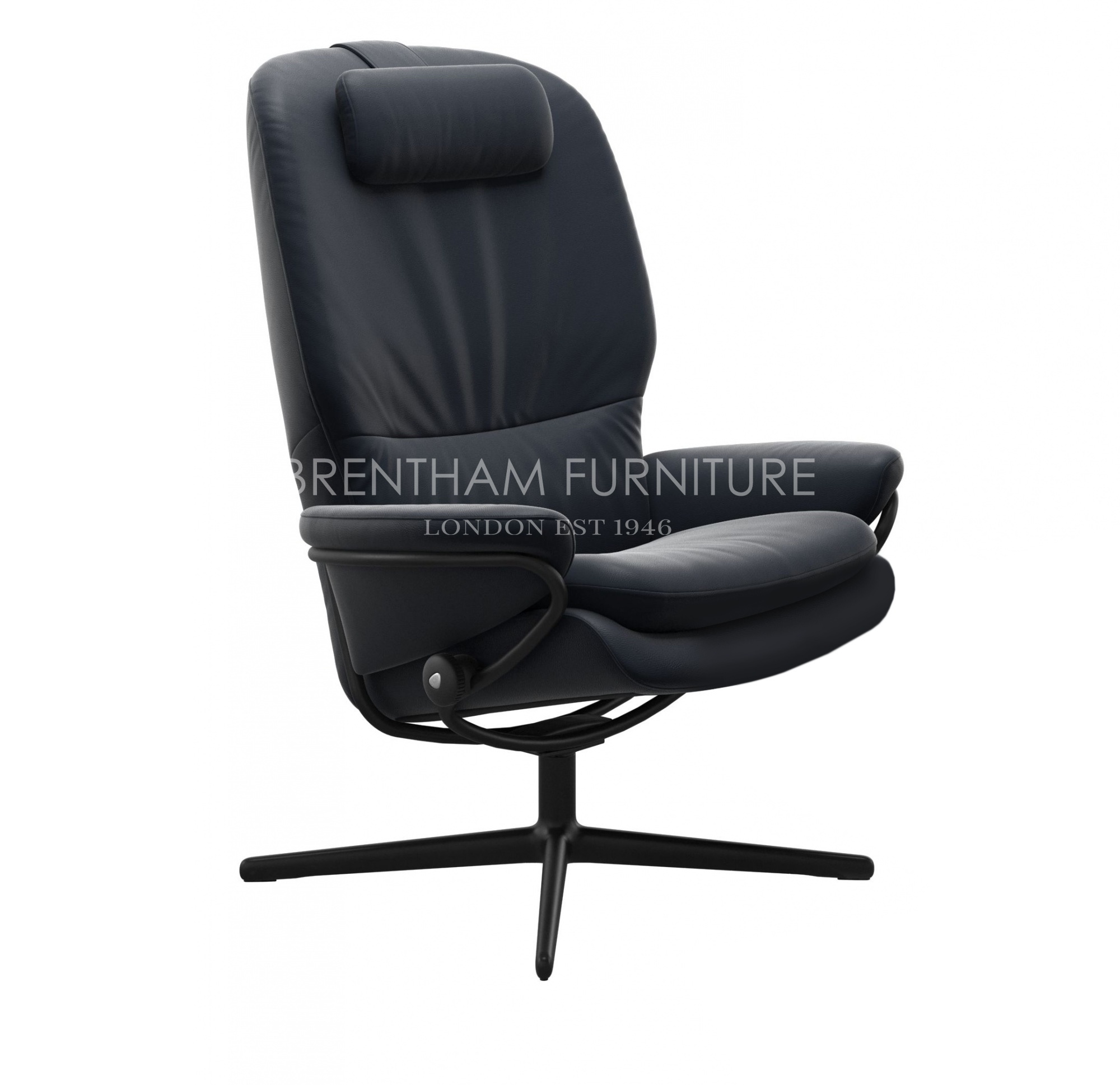 Stressless Rome Chair | High Back Cross No Stool