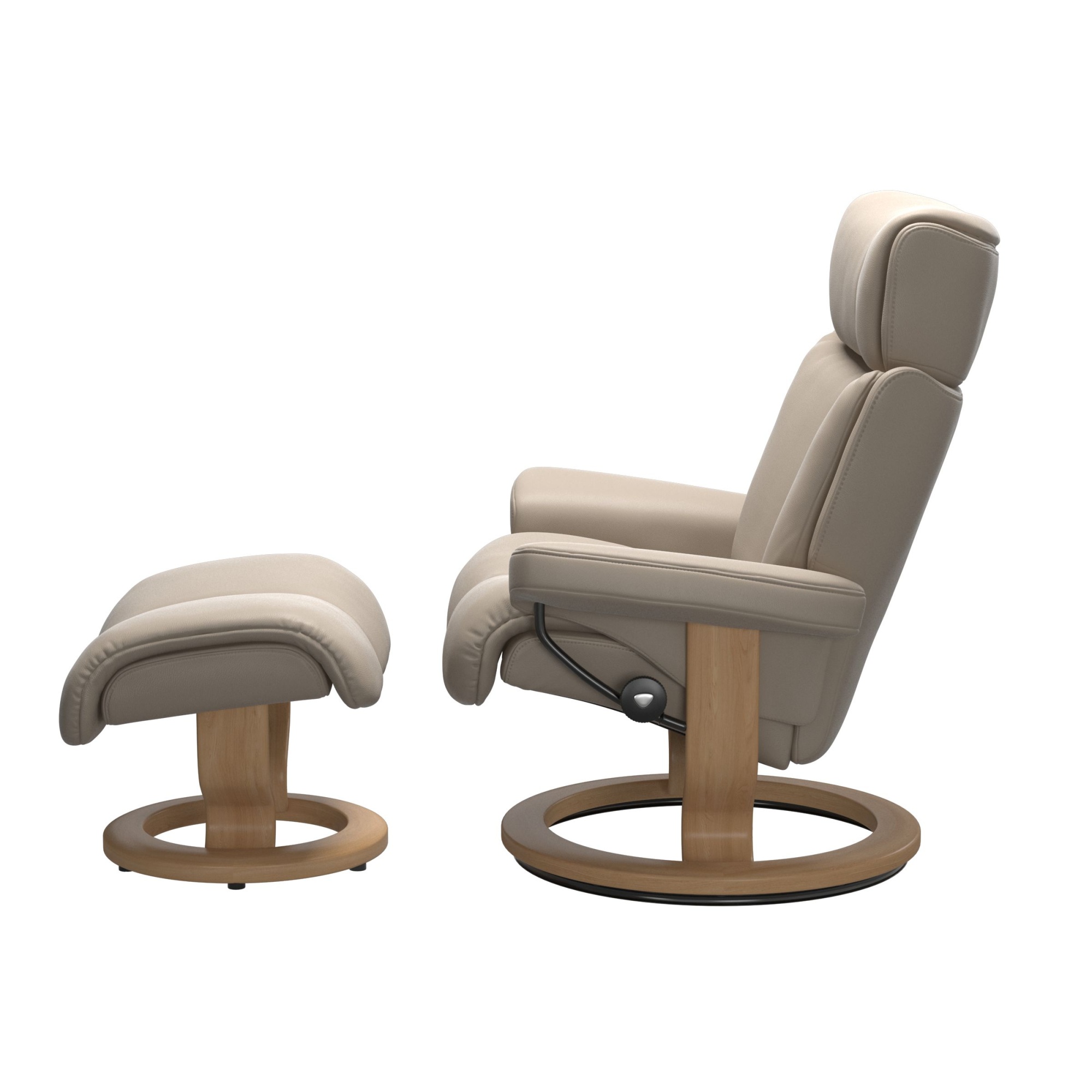 Stressless Magic Chair & Stool | Classic Base