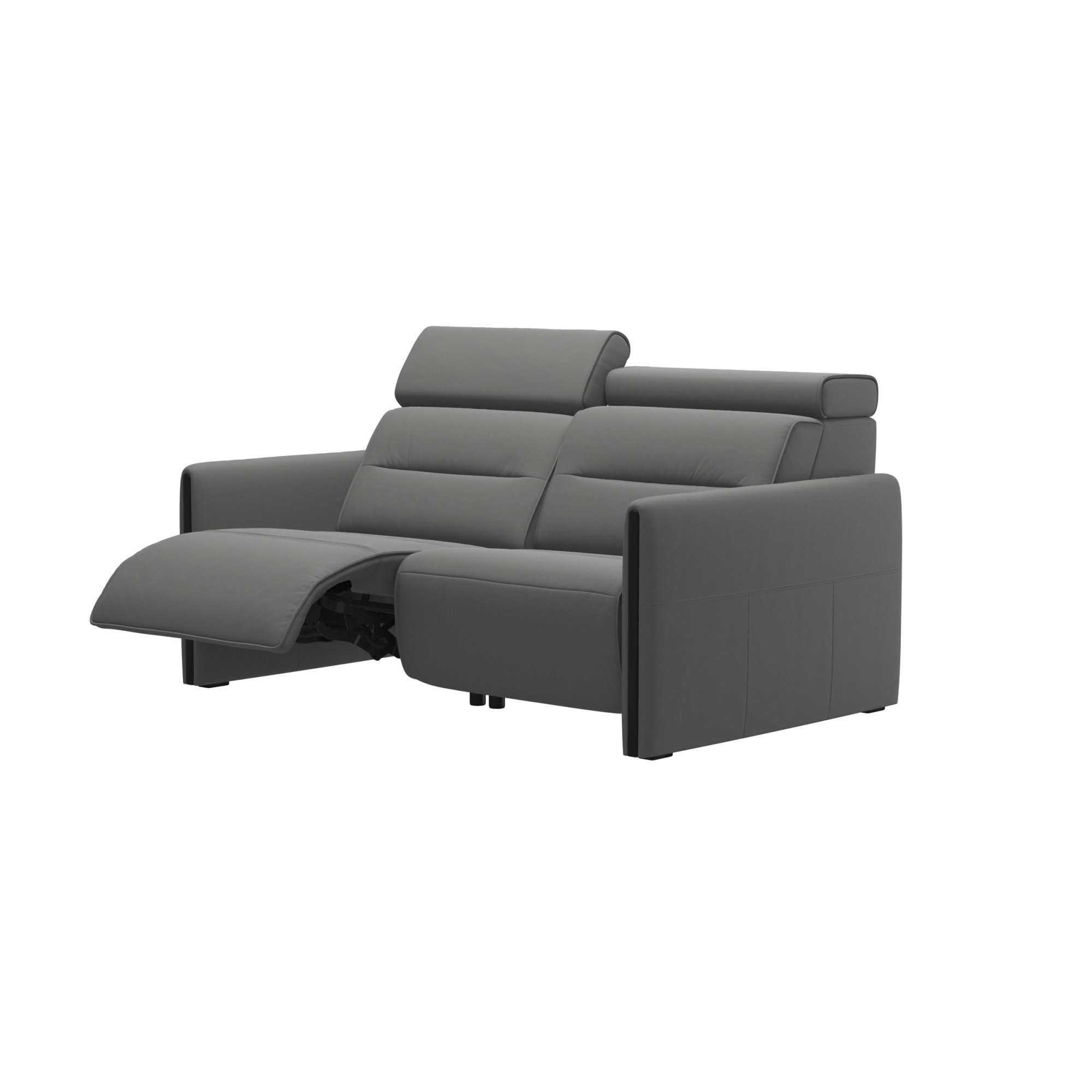 Stressless Emily 2 Seater Sofa With Wood Arm Power LHF | Brentham Furniture