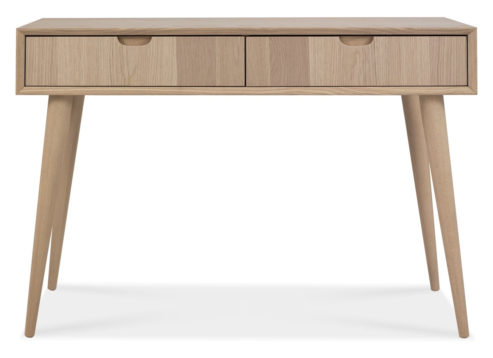 Dansk Oak Console Table with Drawers | Bentley Designs
