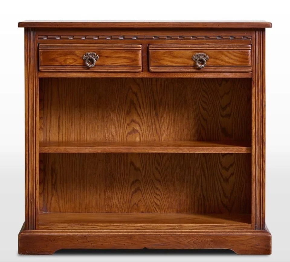 Old Charm Low Open Bookcase