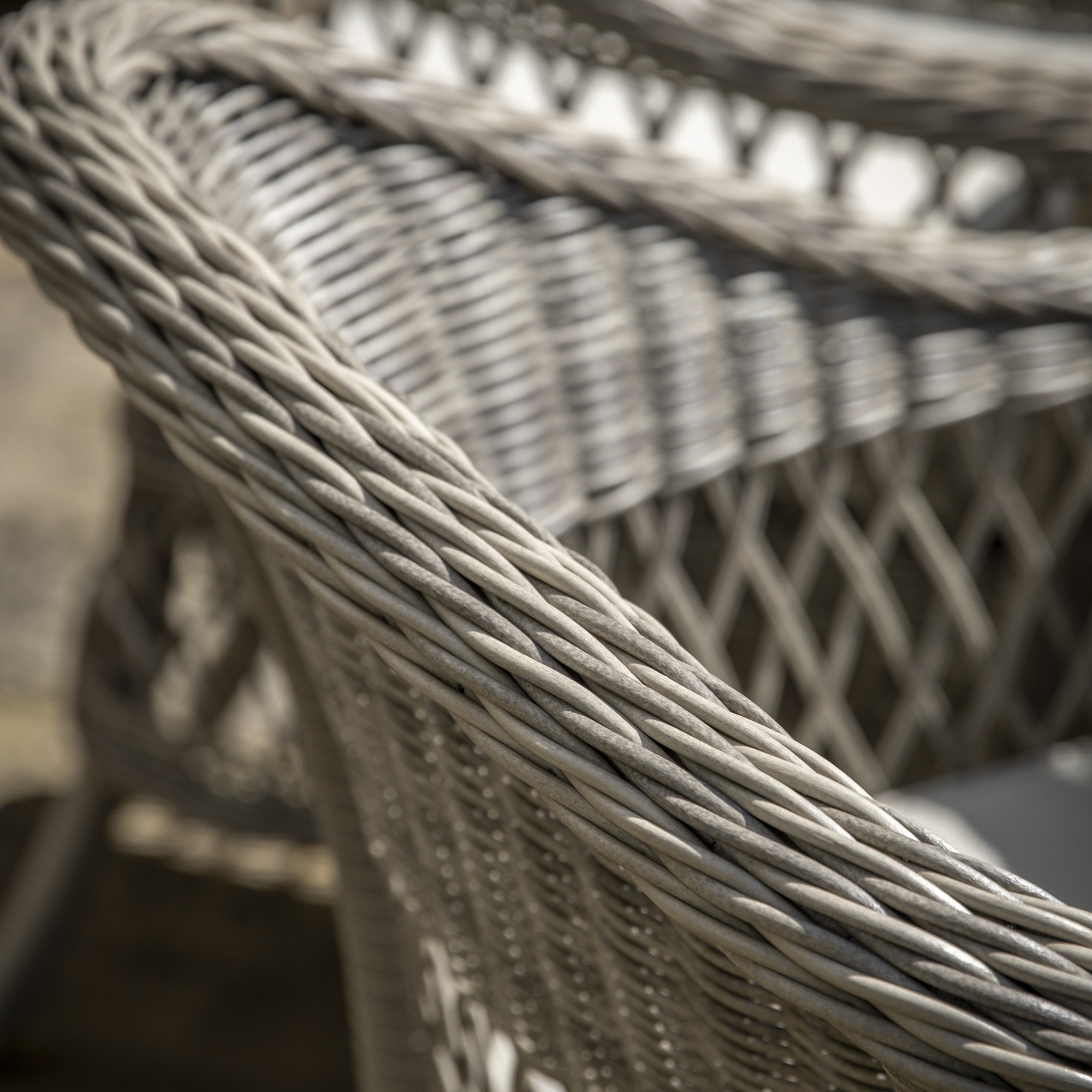 Menton 6-Seater Dining Set | Stone Grey Rattan | In Stock