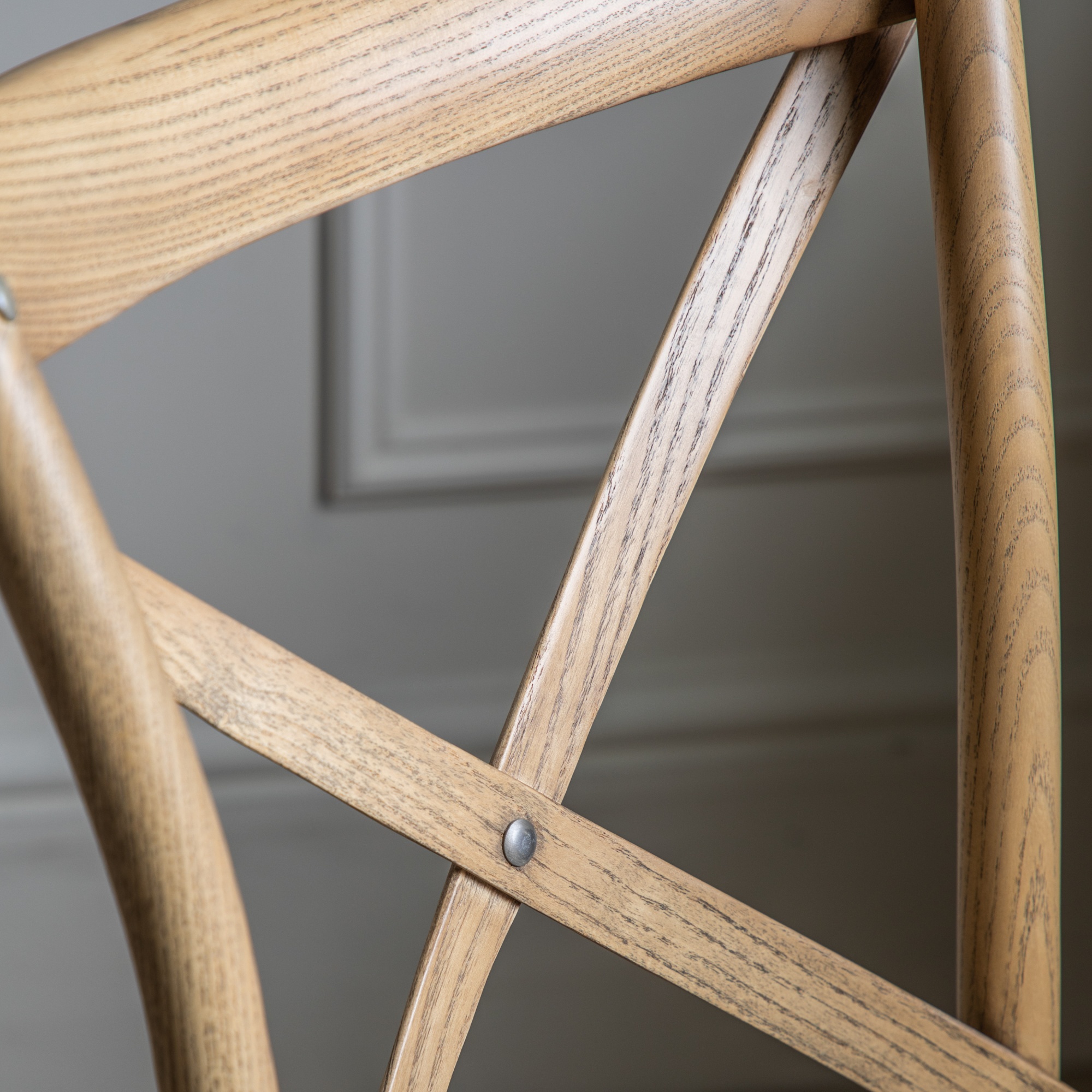 Gallery Direct Oak Rattan Café Chairs | Set of 2
