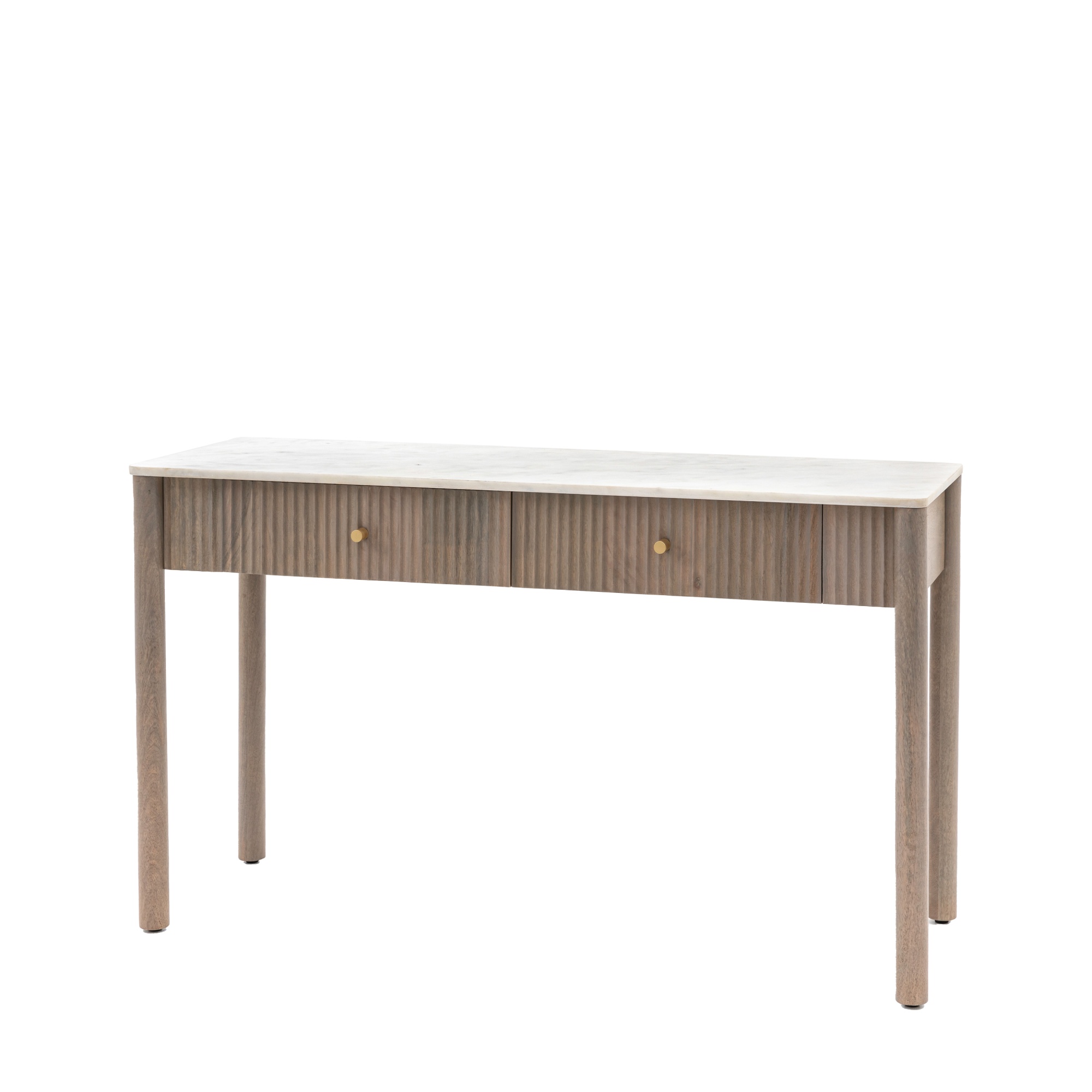 Gallery Marmo 2 Drawer Console Table | Brentham Furniture