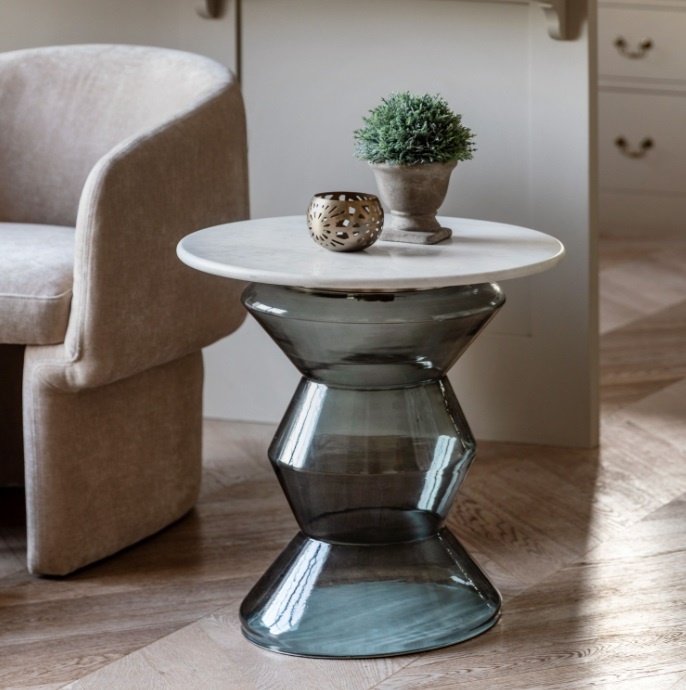 Gallery Bilbao Side Table In Dusk