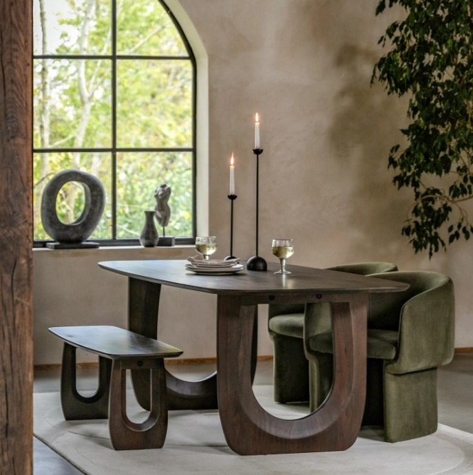Gallery Arc Dining Table | Brentham Furniture