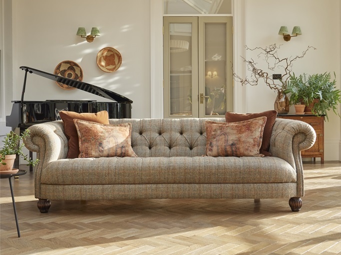 Tetrad Harris Tweed Caledonian Small Sofa | Heritage Design