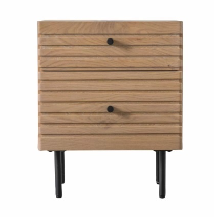 Gallery Direct Okayama 2 Drawer Bedside