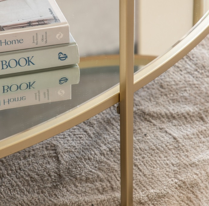 Gallery Hudson Coffee Table Champagne | Brentham Furniture