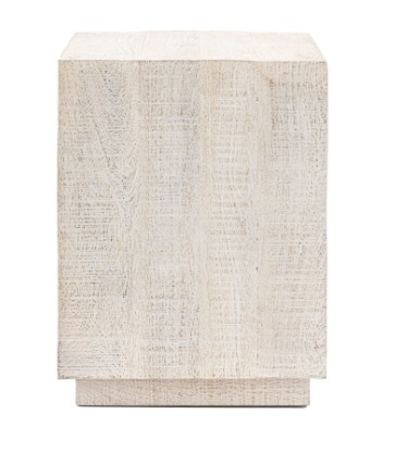 Gallery Iowa Side Table Whitewash | Brentham Furniture