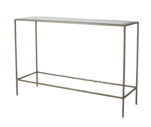 Gallery Rothbury Console Table Champagn | Brentham Furniture