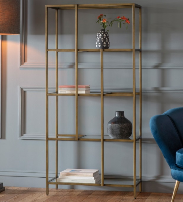 Gallery Rothbury Display Unit Bronze | Brentham Furniture