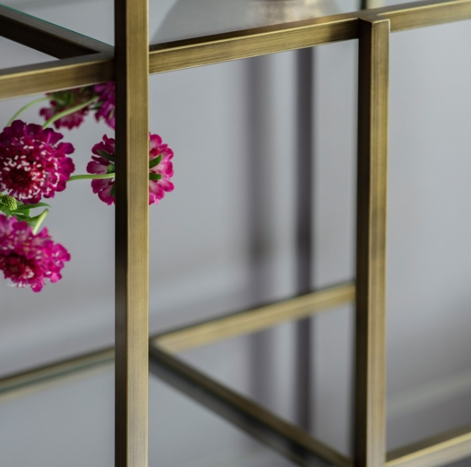 Gallery Rothbury Display Unit Bronze | Brentham Furniture