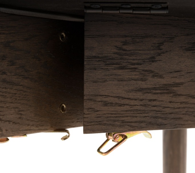 Gallery Hatfield Folding Table Smoked | Brentham Furniture