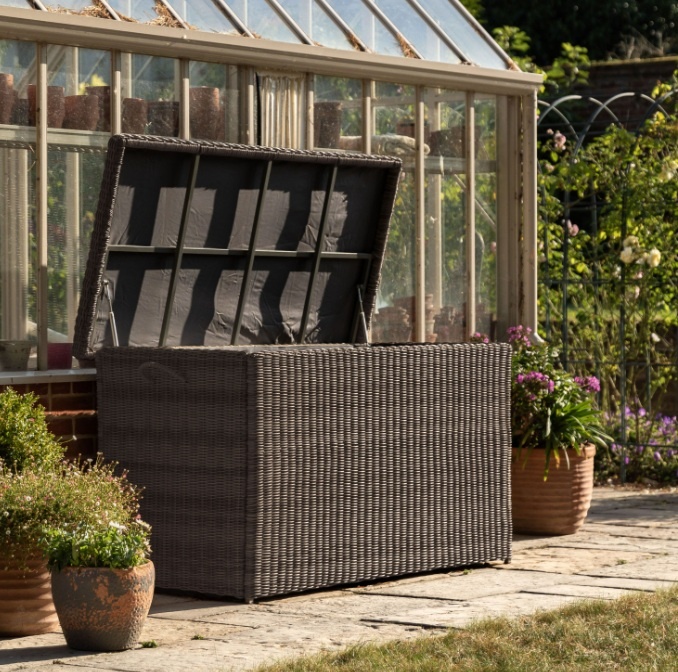 Gallery Alton Storage Box Slate | Brentham Furniture