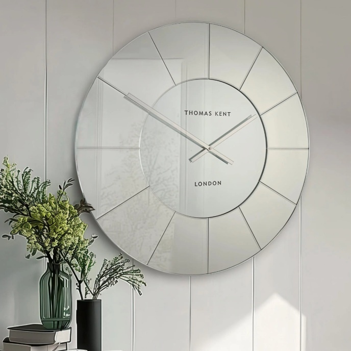 Thomas Kent Grand Hamilton Wall Clock 32-inch Mirror