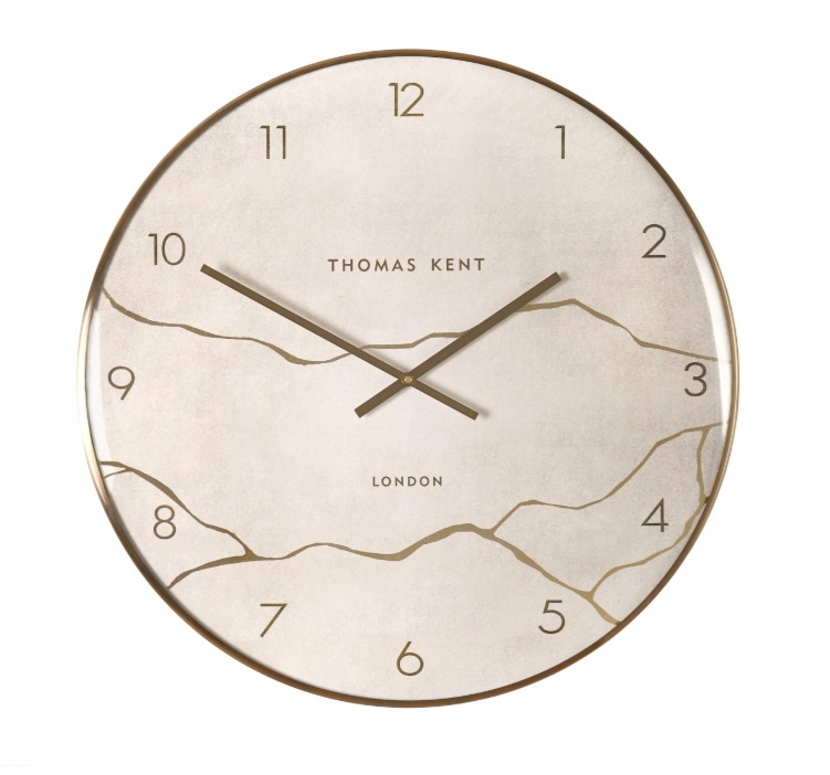 Thomas Kent Oyster Kintsugi Wall Clock 26-inch | Best Price