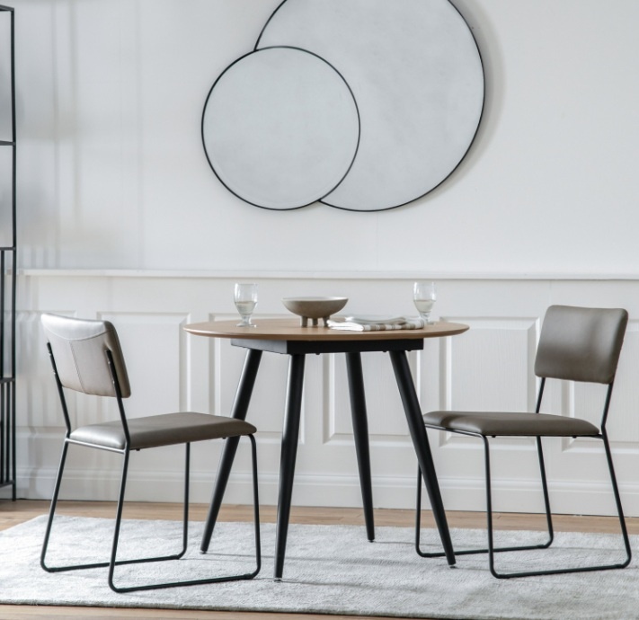 Gallery Direct Astley Oak 90cm Round Dining Table