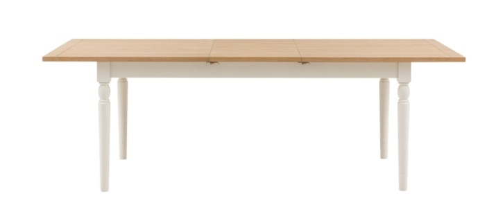 Eton Painted White Extending Dining Table | Gallery Direct