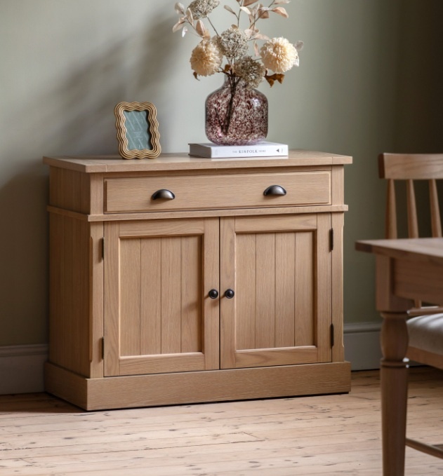 Gallery Direct Eton Small Oak Sideboard | Natural Finish