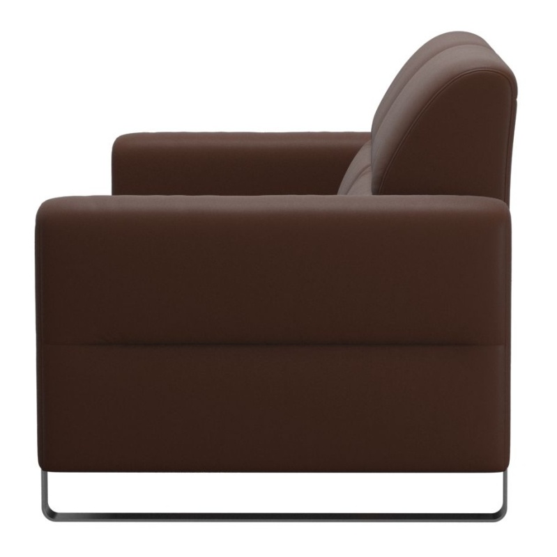 Stressless Fiona Steel 2.5 Seater Sofa | Brentham Furniture