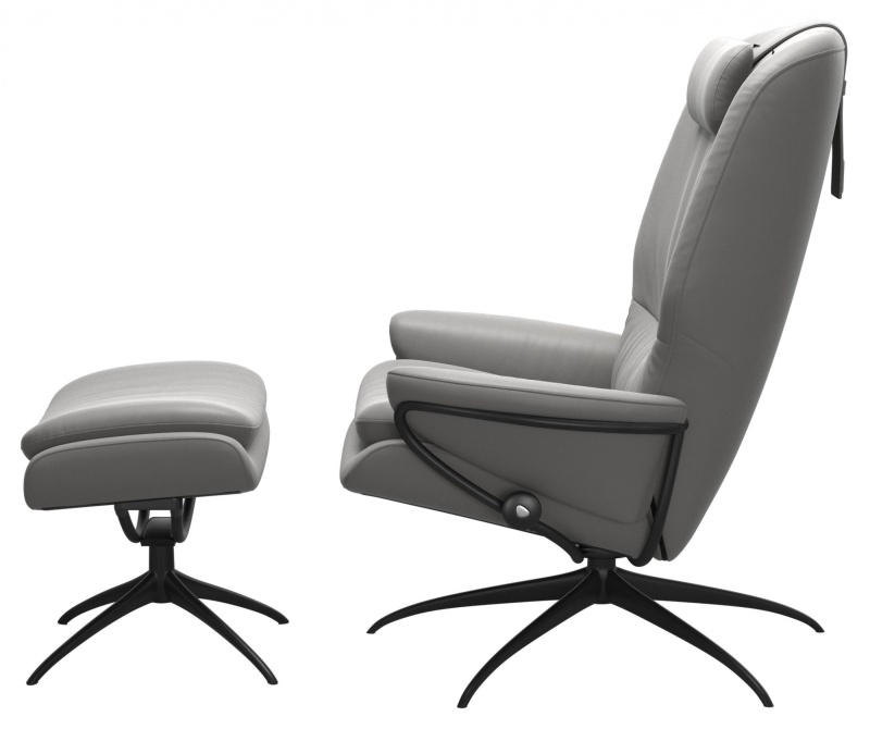 Stressless Rome Chair & Stool | High Back Star