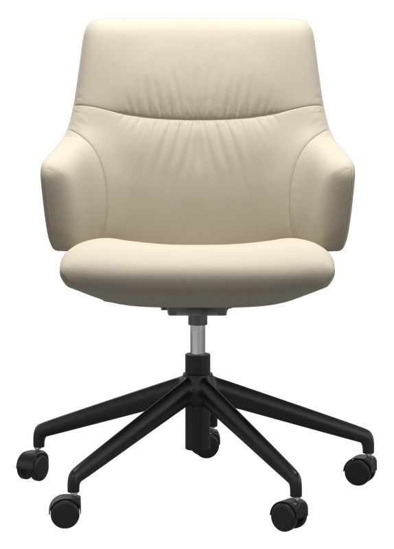 Stressless Mint Low Back Office Chair With Arms