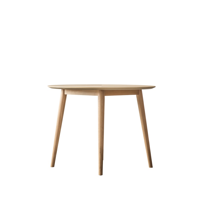 Gallery Milano Round Oak Dining Table