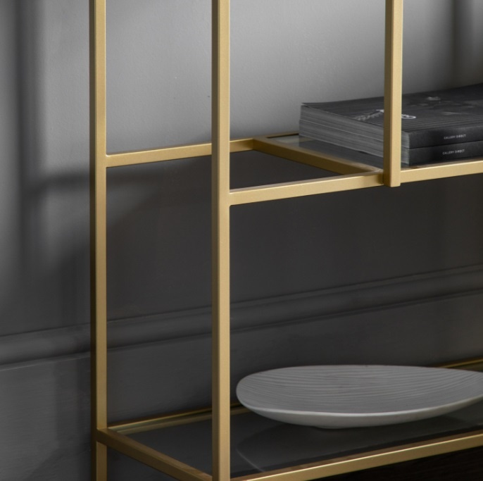 Gallery Rothbury Display Unit Champagne