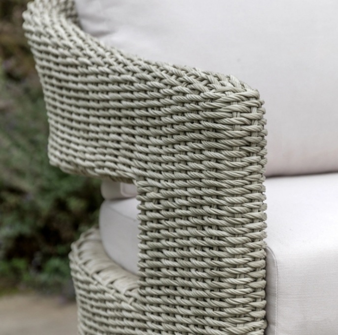 Gallery Direct Hvar 3 Seater Sofa | Luxury Wicker | Brentham