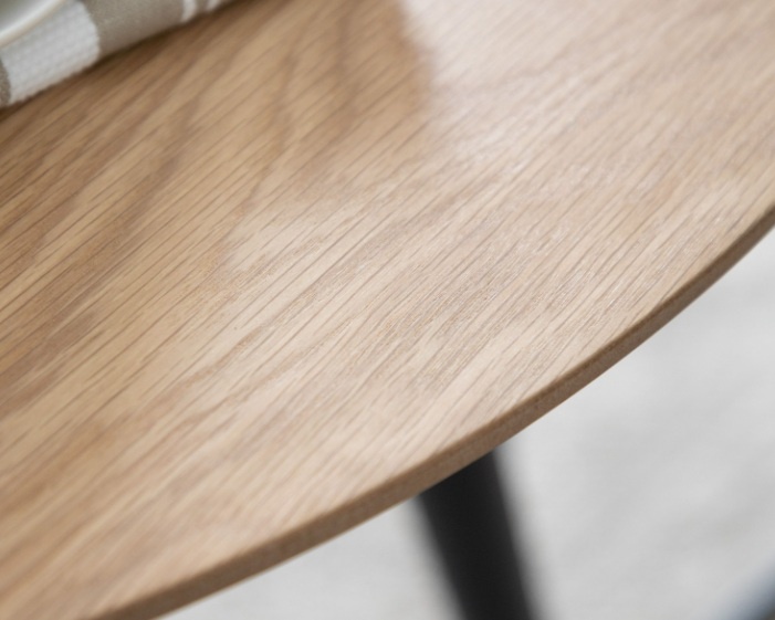 Gallery Direct Astley Oak 90cm Round Dining Table